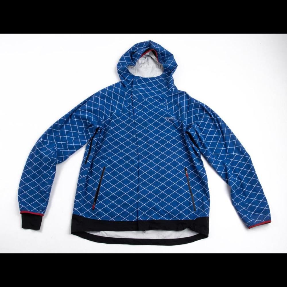 Nike Gyakusou Blue Diamond Grid Waterproof Jacket Xl - Gem